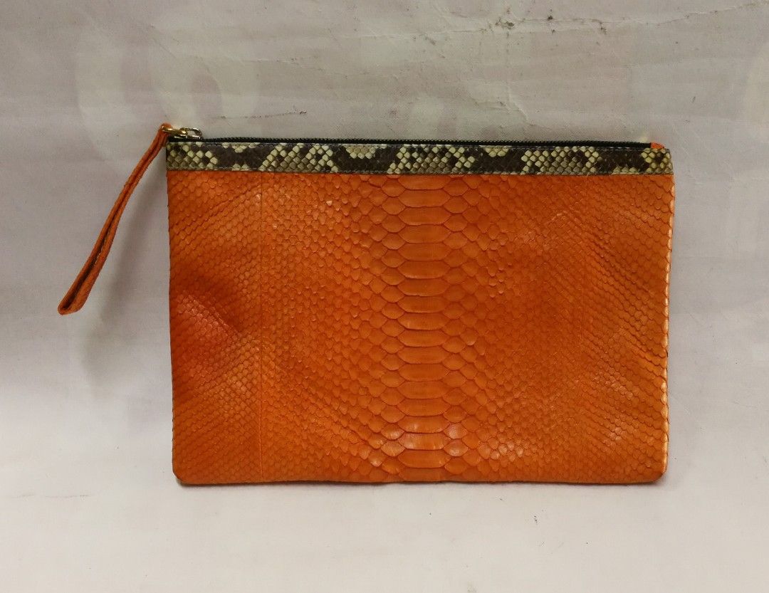 Napua Python clutch bag, Luxury, Bags & Wallets on Carousell