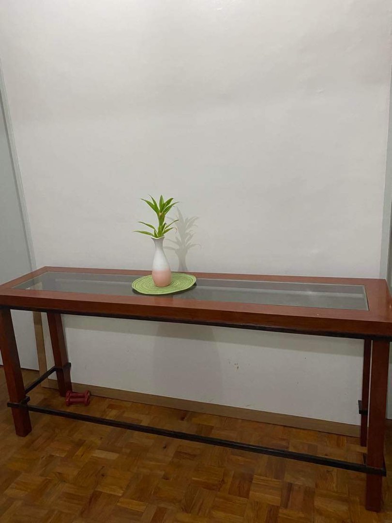 Nara Console table with Kamagong accent on Carousell