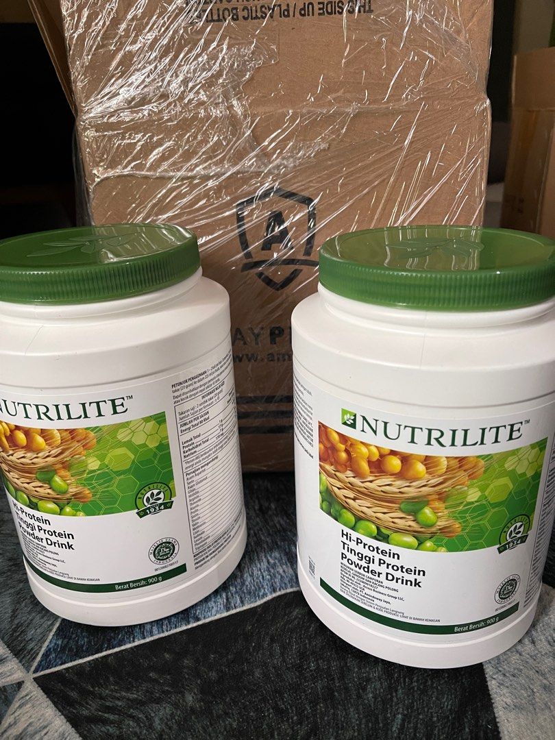 Nutrilite hi protein powder amway, Kesehatan & Kecantikan, Parfum, Kuku ...