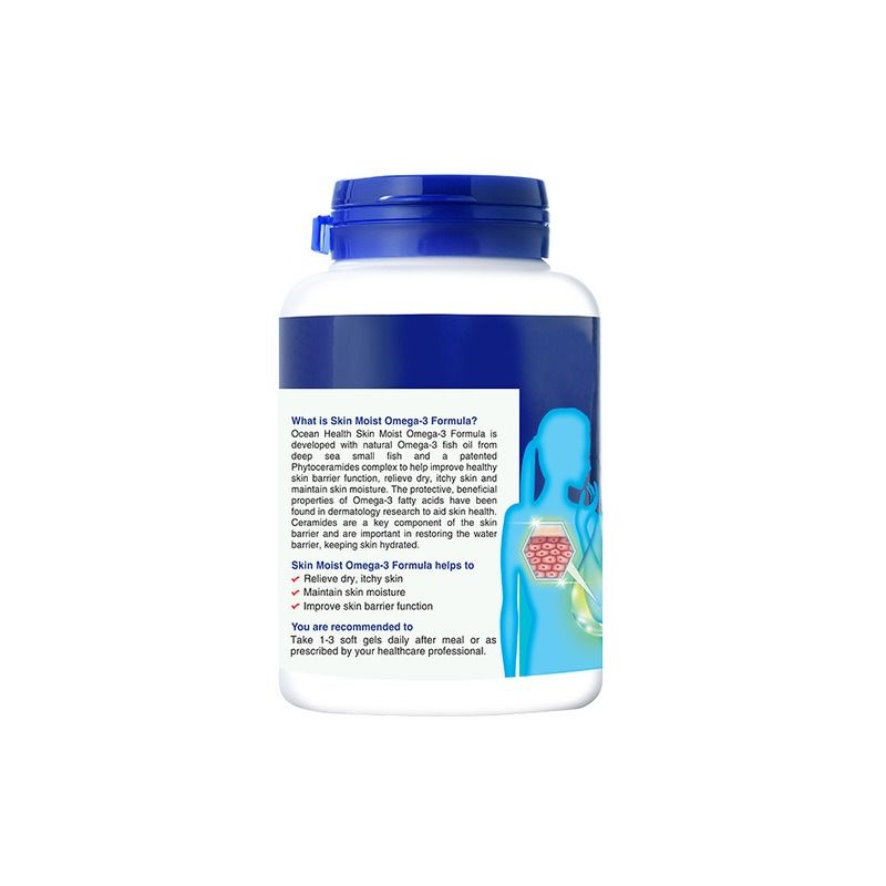 Ocean Health Skin Moist Omega-3 Formula (60 capsules) Skin ...