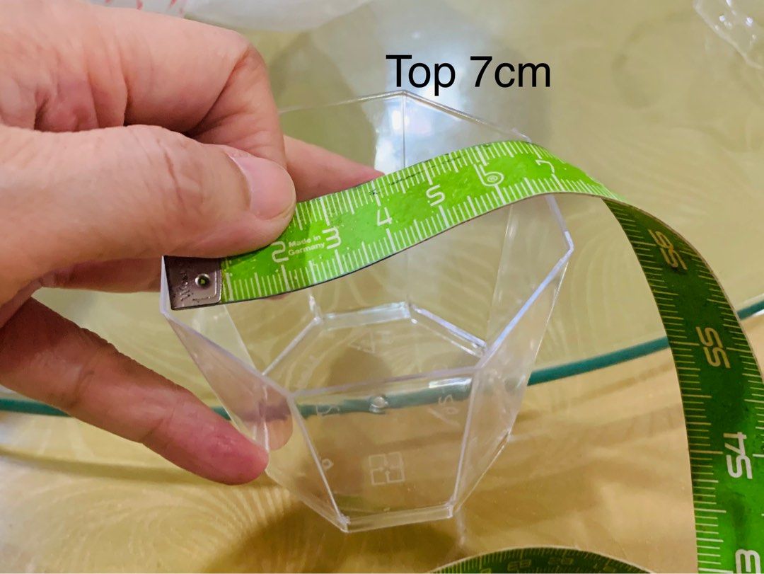 Octagon plastic cups with cover, Furniture & Home Living, Kitchenware ...