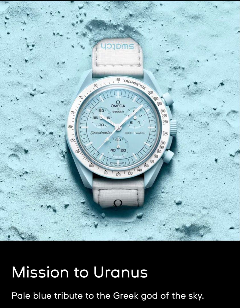 OMEGA X SWATCH -Moon swatch collection, Luxury, Watches on Carousell