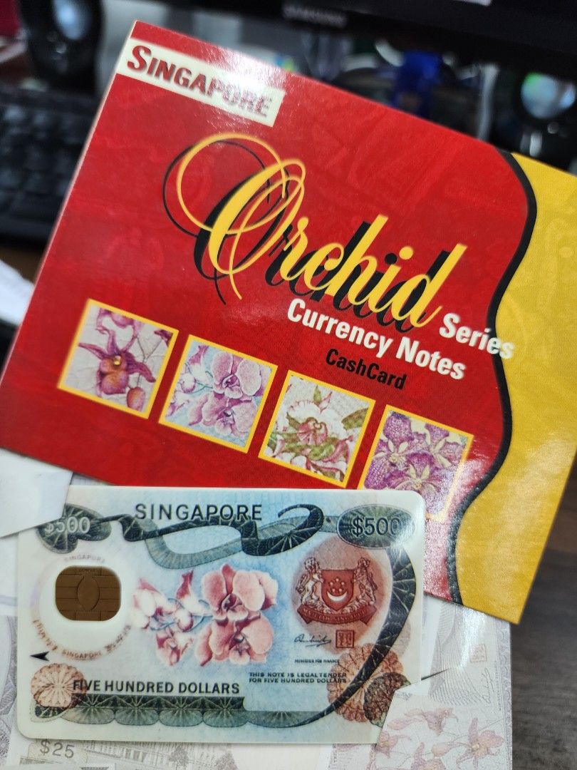 Orchid Series Currency Note Cashcard, Hobbies & Toys, Memorabilia ...