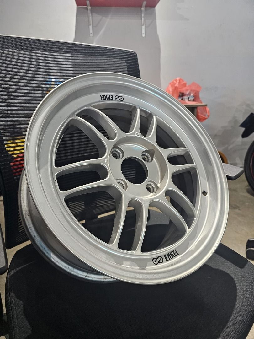 ORIGINAL JAPAN ENKEI RPF1 4X100 15", Car Accessories, Tyres & Rims on Carousell
