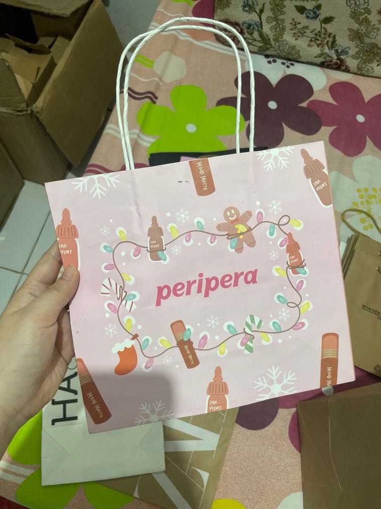 Paper Bag peri pera paperbag peripera, Fesyen Wanita, Tas & Dompet di ...