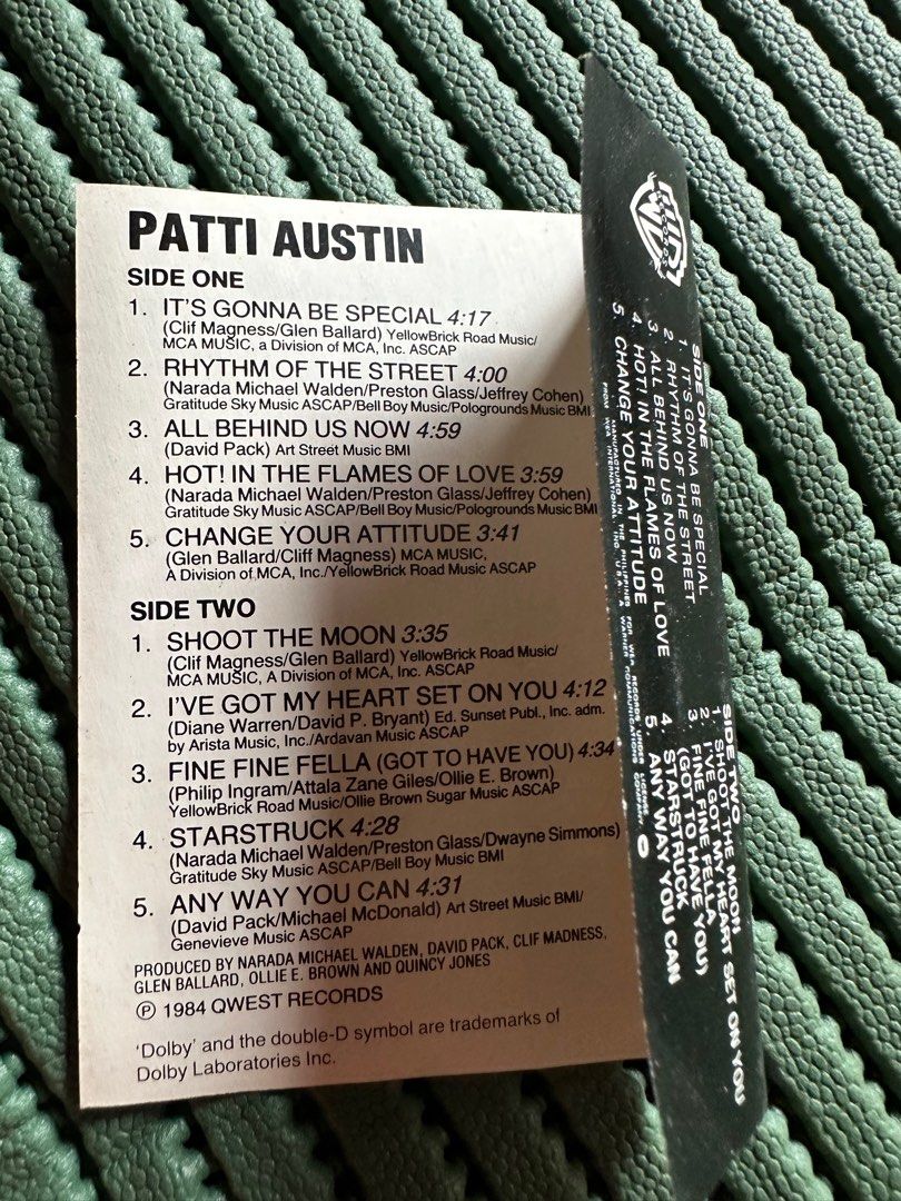 Patti Austin Cassette Tape on Carousell