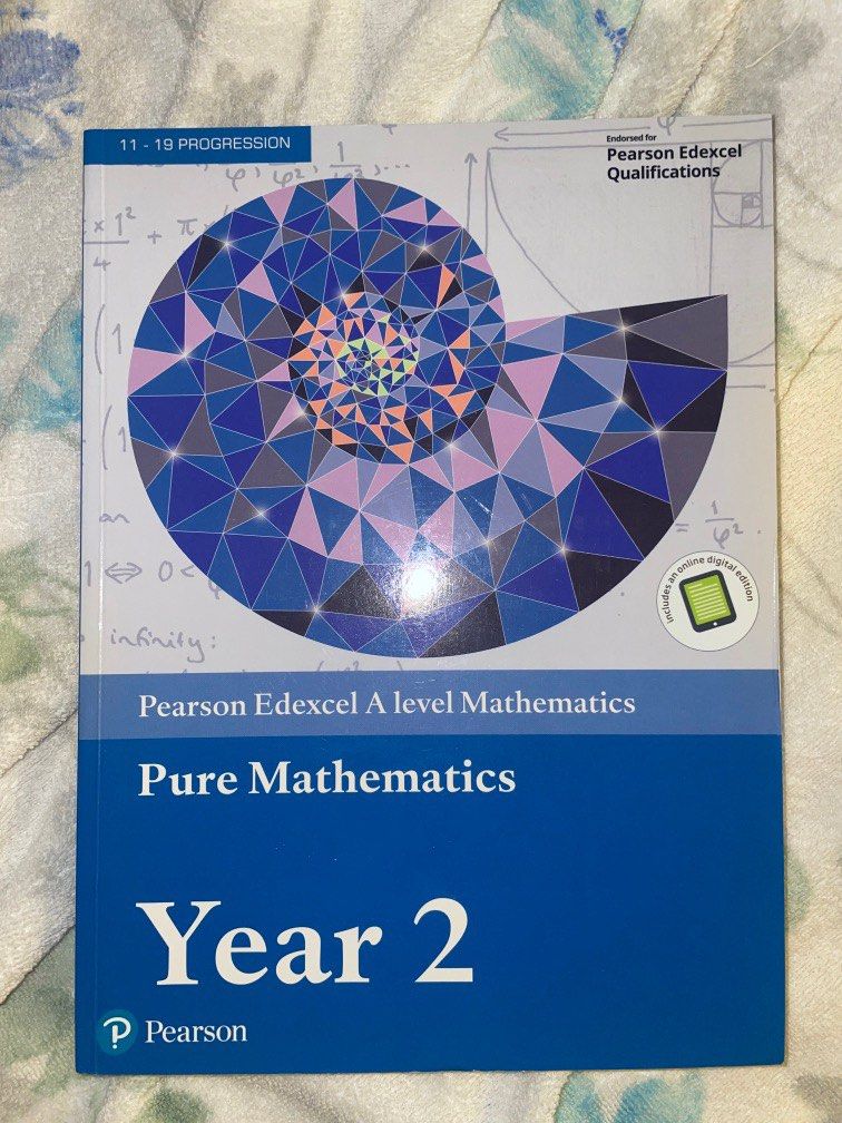 Pearson Edexcel A level Maths Pure Maths Year 2, 興趣及遊戲, 書本 & 文具, 教科書 ...