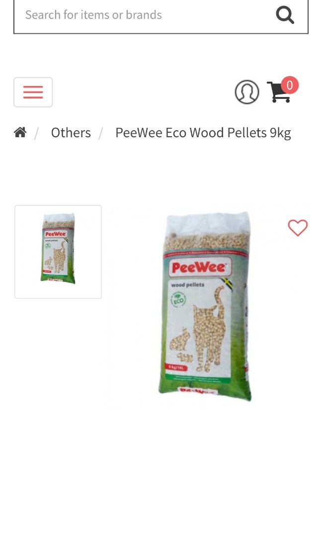 Pee Wee Cat Litter 9kg, Pet Supplies, Homes & Other Pet Accessories on ...
