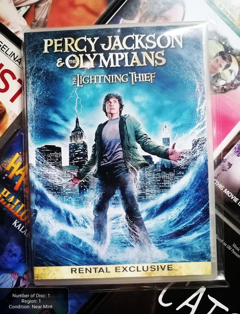 Percy Jackson & Olympians The Lightning ThiefDVD Original DVD Movies ...