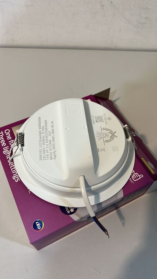 PHILIPS LED DOWNLIGHT 3 TONE - Meson Scene Switch: Tri Color 2700K ...