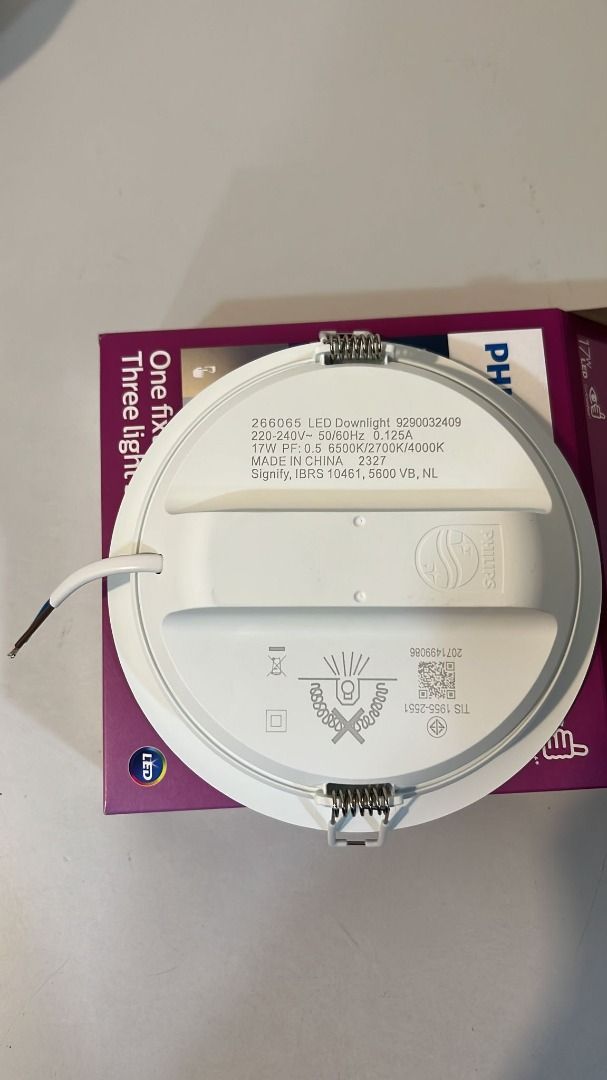 PHILIPS LED DOWNLIGHT 3 TONE - Meson Scene Switch: Tri Color 2700K ...