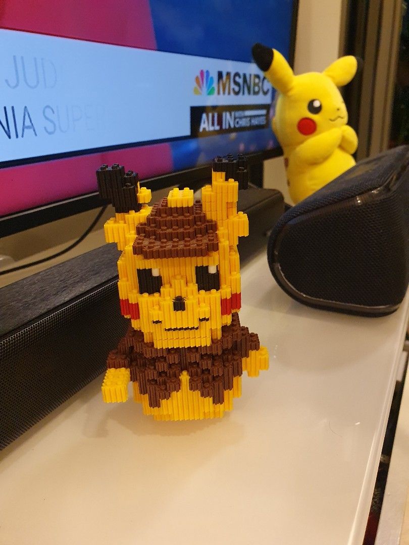Pikachu building bricks lego, Hobbies & Toys, Stationery & Craft ...