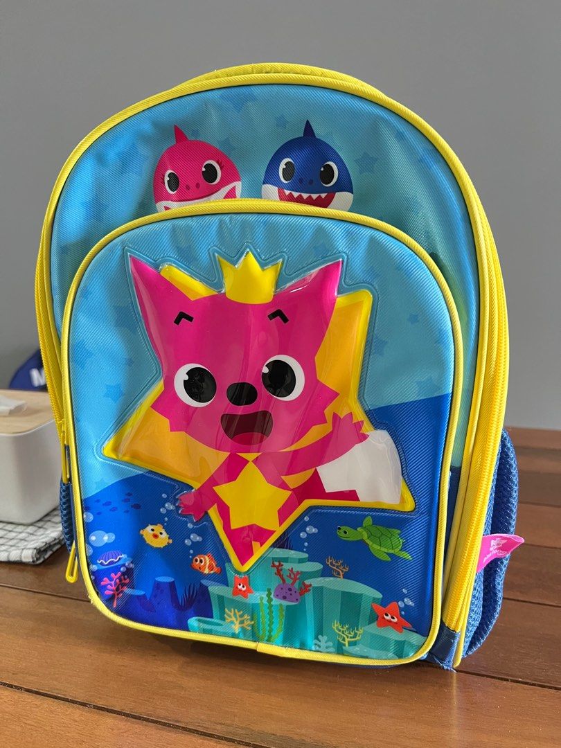 Pink Fong school bag for kid.( below 6 years old), Babies & Kids ...