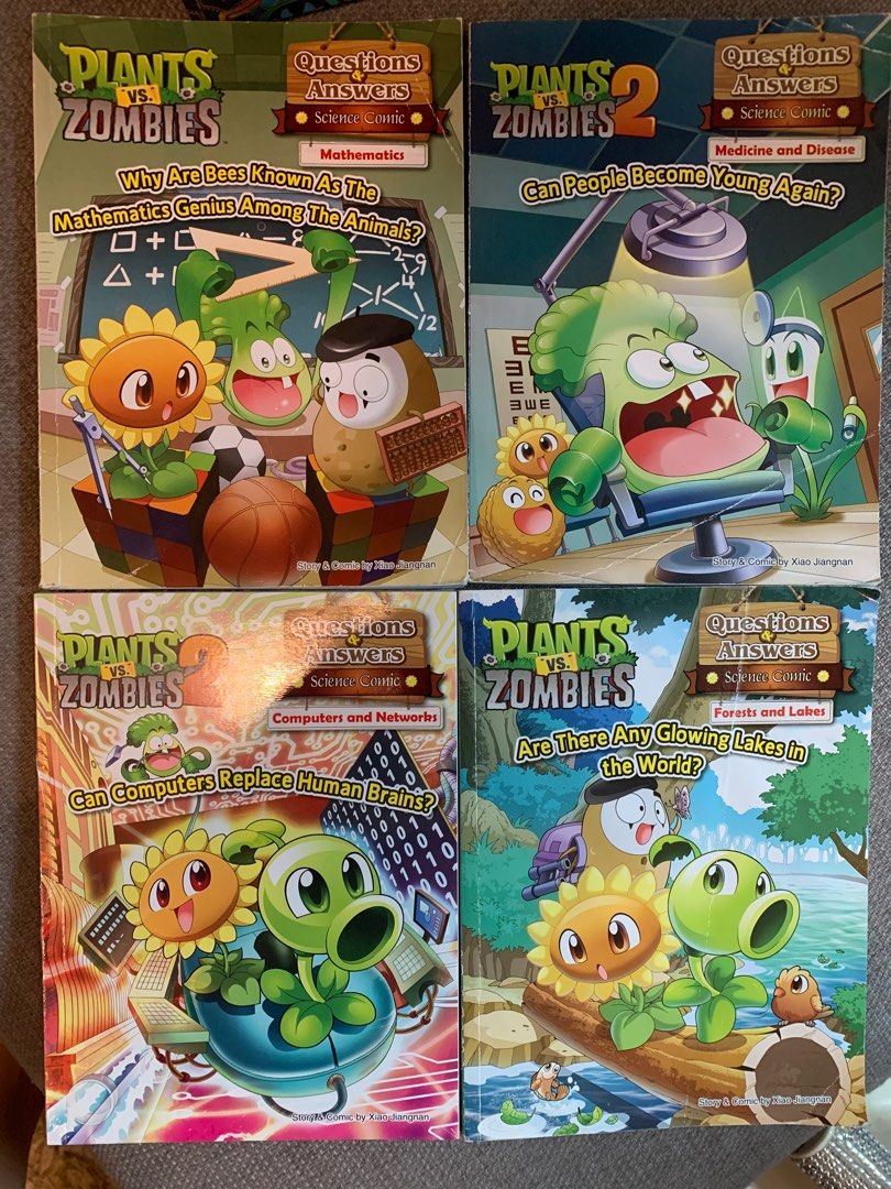 Plants vs zombies Q&A series, Hobbies & Toys, Books & Magazines ...