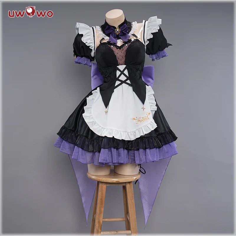 [PO] Fischl Maid Dress Cosplay Genshin Impact, Hobbies & Toys ...