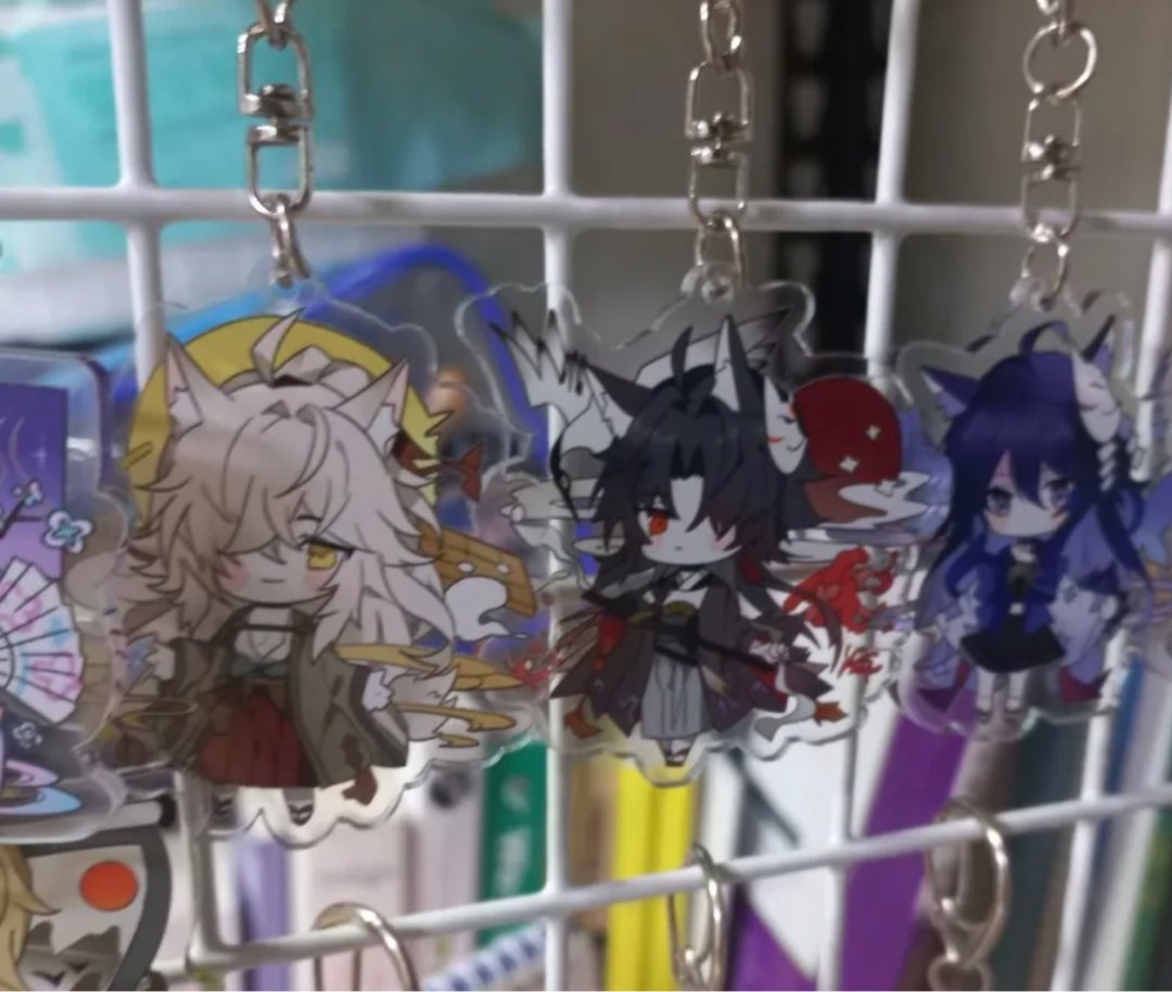 [PO] kitsune blade, jing yuan, Kafka, lunae, dan Heng keychain, Hobbies ...