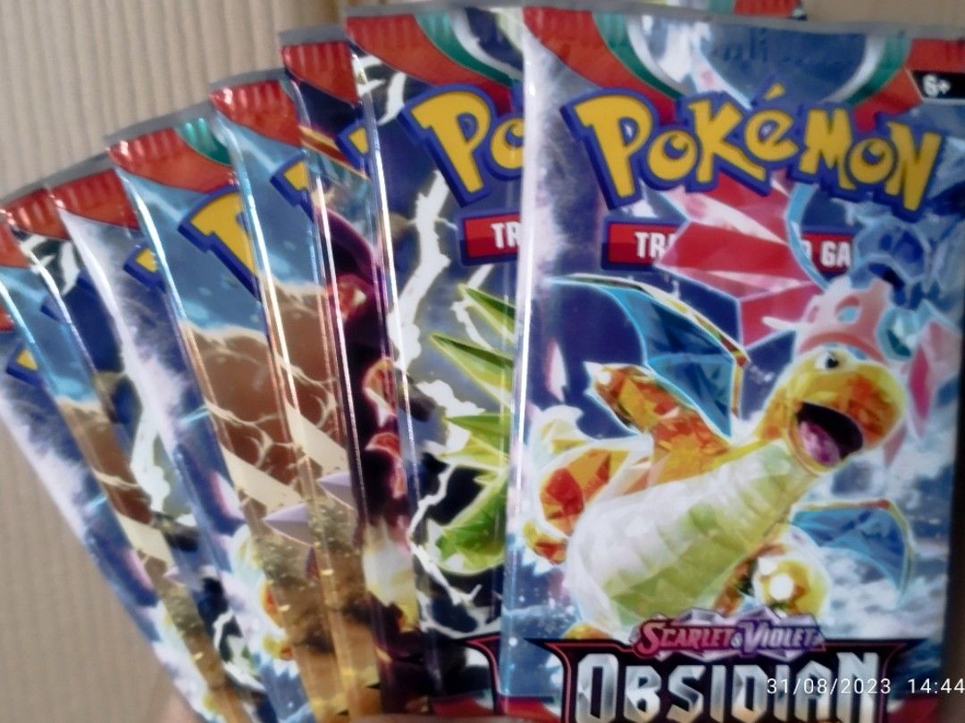 Pokemon OBF obsidian flames booster pack, Hobbies & Toys, Toys & Games ...
