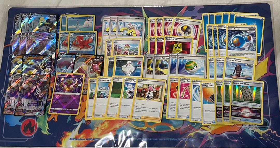 Pokemon TCG Rapid Strike Inteleon Urshifu VMAX Deck, Hobbies & Toys ...