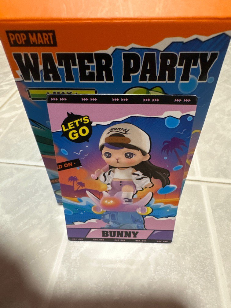 Popmart Water Party - Bunny, Hobbies & Toys, Toys & Games on Carousell