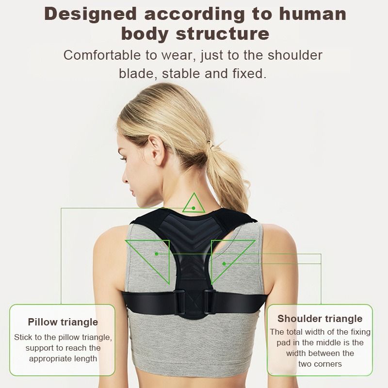 Posture Corrector Back Corrector Gym Belt Support Spine Alignment ...