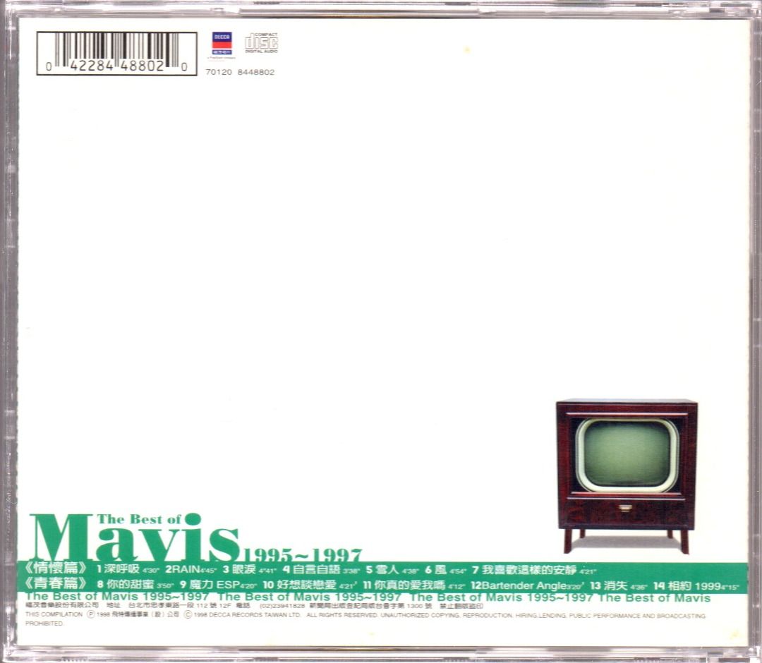 [Pre-owned] Mavis Fan Xiao Xuan / 范曉萱 - 純摯年代黃金精選集 POCD4487, Hobbies ...