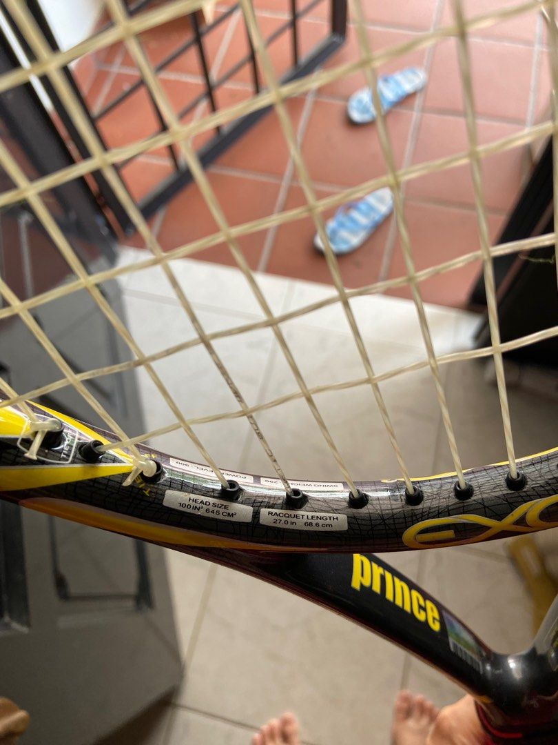 Prince EXO3 Hybrid 100 Tennis Racquet, Sports Equipment, Sports & Games ...
