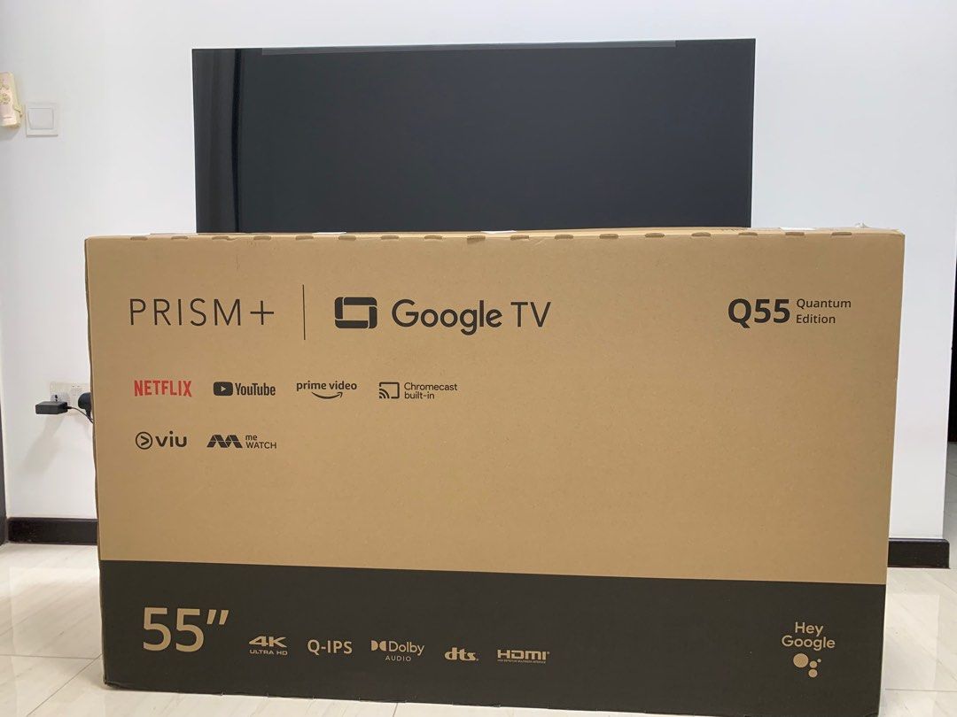 Prism+ Q55 QE Quantum Edition, TV & Home Appliances, TV & Entertainment ...