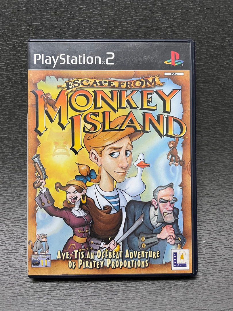 (PS2) Escape From Monkey Island, Video Gaming, Video Games, PlayStation ...