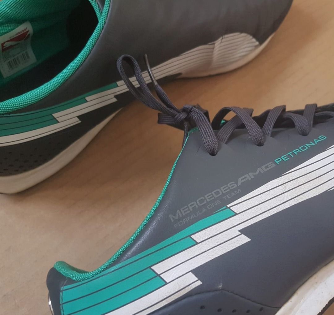 PUMA Evo Speed Low Mercedes AMG Petronas F1 Sneakers, US 10, UK 9, EU ...