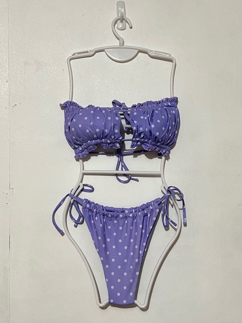 Shein Purple String Bikini / Swimsuit on Carousell