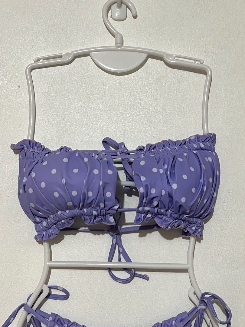 Shein Purple String Bikini / Swimsuit on Carousell