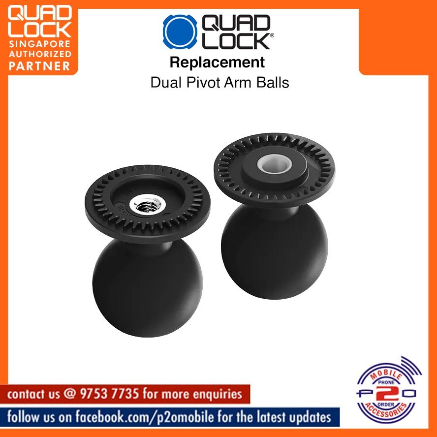 Quad Lock Replacement - Dual Pivot Arm Balls, Mobile Phones & Gadgets ...