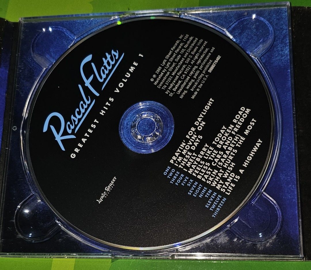 Rascal Flatts - Greatest Hits Vol 1 - 2CD, CD Mint Condition on Carousell