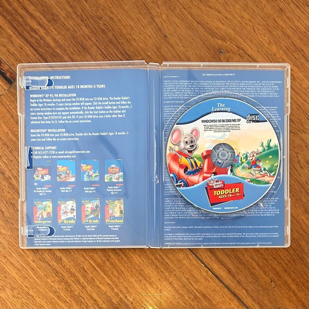 Reader Rabbit's Toddler CD-ROM, Video Gaming, Video Games, Others on ...