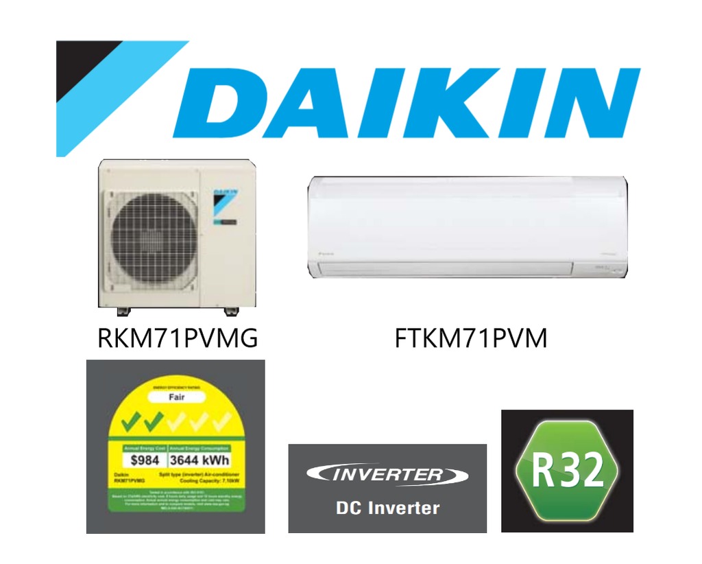 Replacement Recon Set Daikin Single Split Inverter Aircon, Home ...