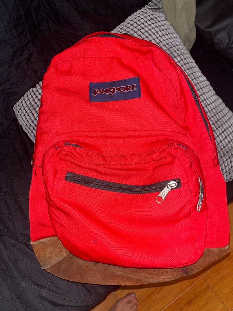 Red Jansport on Carousell