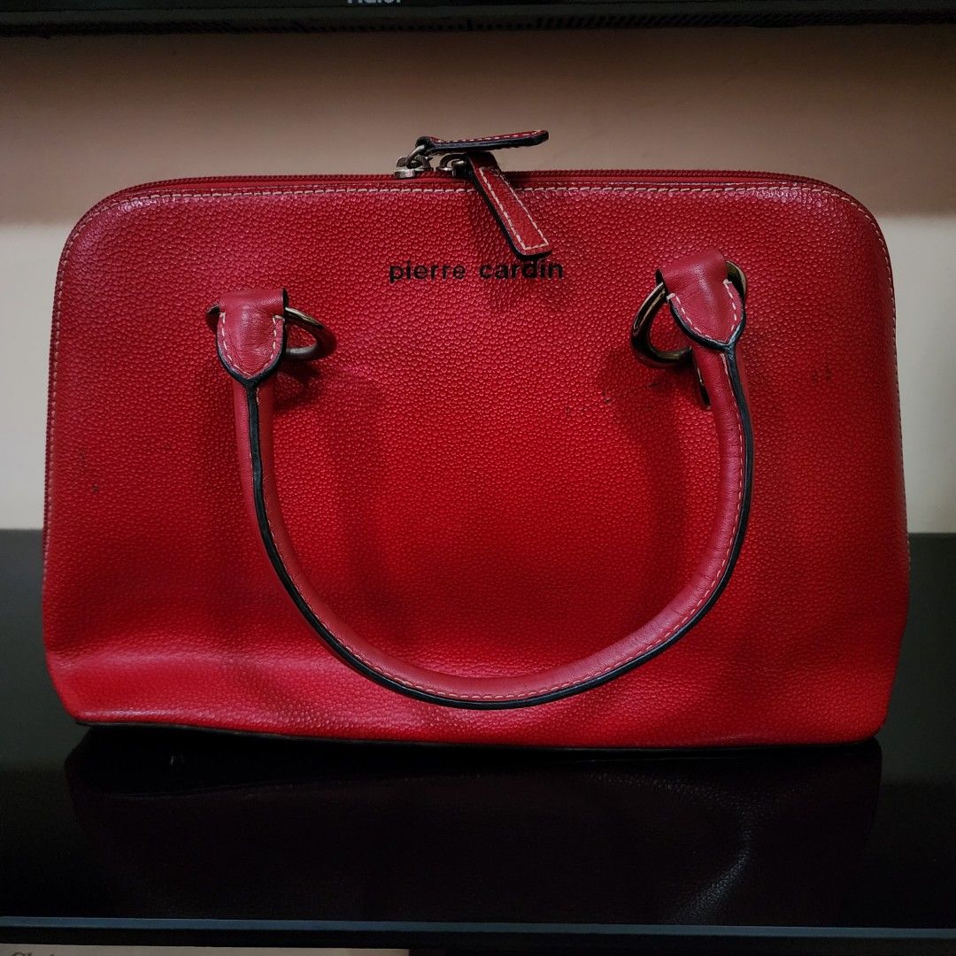 Red Pierre Cardin Bag on Carousell