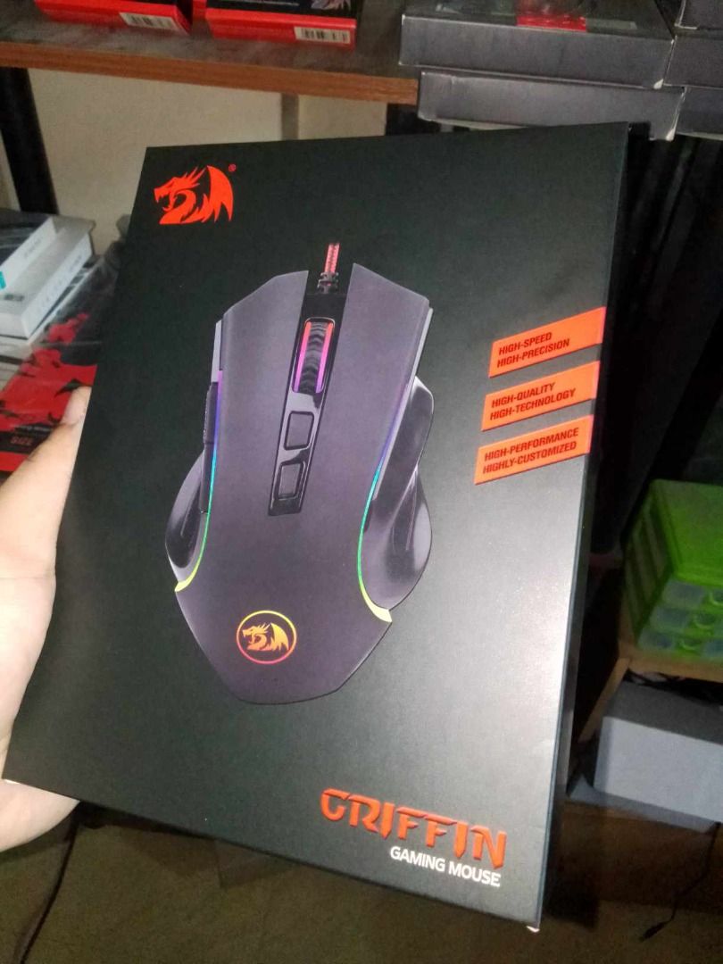 Redragon Griffin M607 RGB Gaming Mouse USB Wired 8 Buttons 7200DPI ...