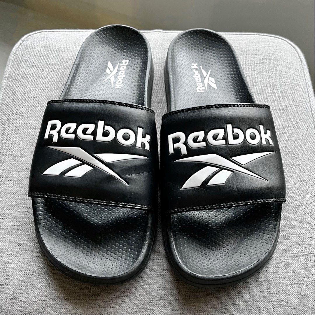 Reebok Slides, Men's Fashion, Footwear, Flipflops and Slides on Carousell