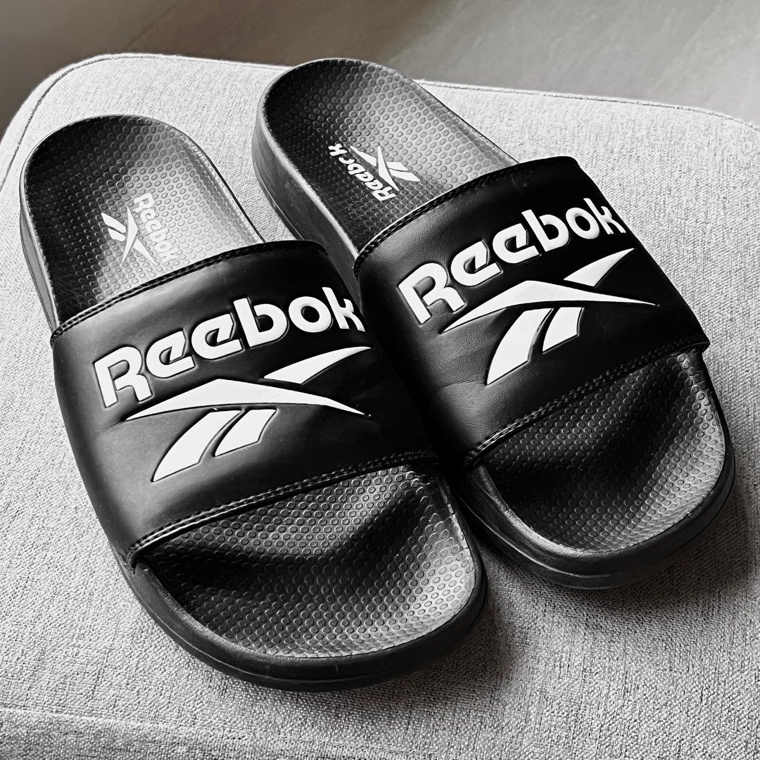 Reebok Slides, Men's Fashion, Footwear, Flipflops and Slides on Carousell