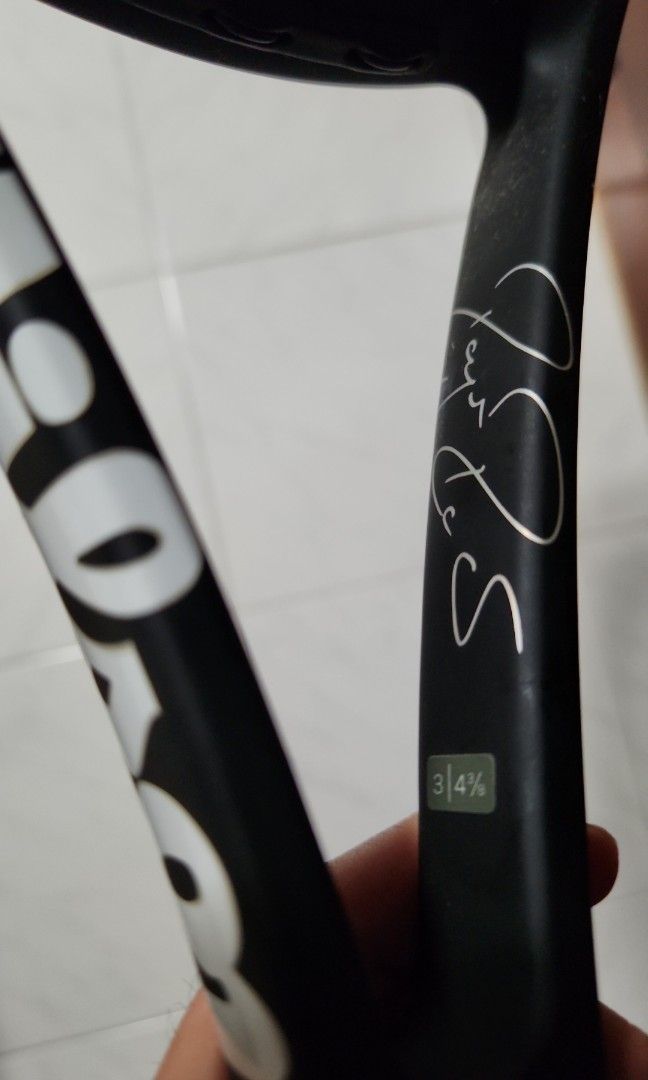 Roger Federer Pro Staff v12, Sports Equipment, Sports & Games, Racket ...