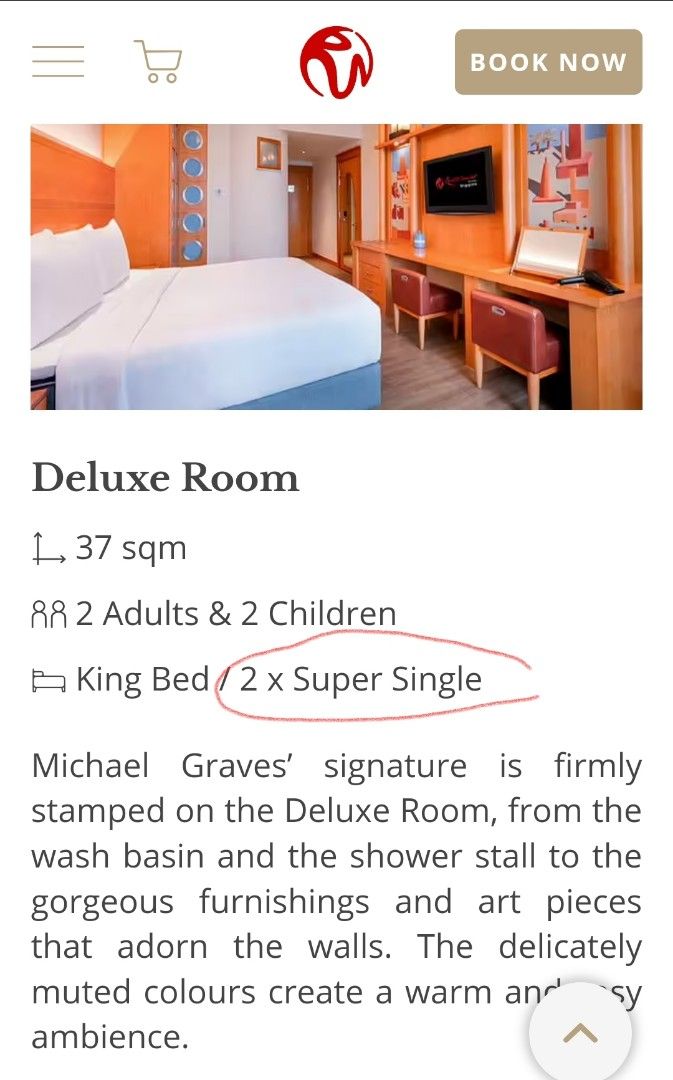 RWS Hotel Michael Room, Tickets & Vouchers, Local Attractions & Transport on Carousell