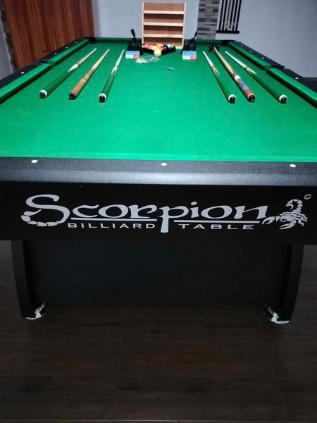 SCORPION STANDARD SIZE BILLIARD TABLE on Carousell