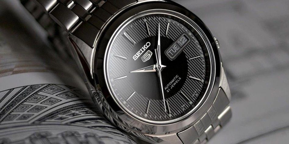 Seiko 5 SNKL23 Men's / Unisex Automatic Black Dial Stainless Steel ...