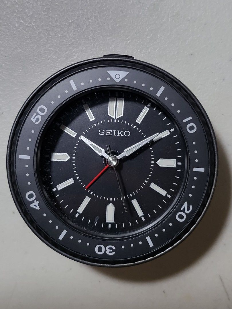 Seiko Diver Desk Clock Alarm Quartz, Furniture & Home Living, Home ...