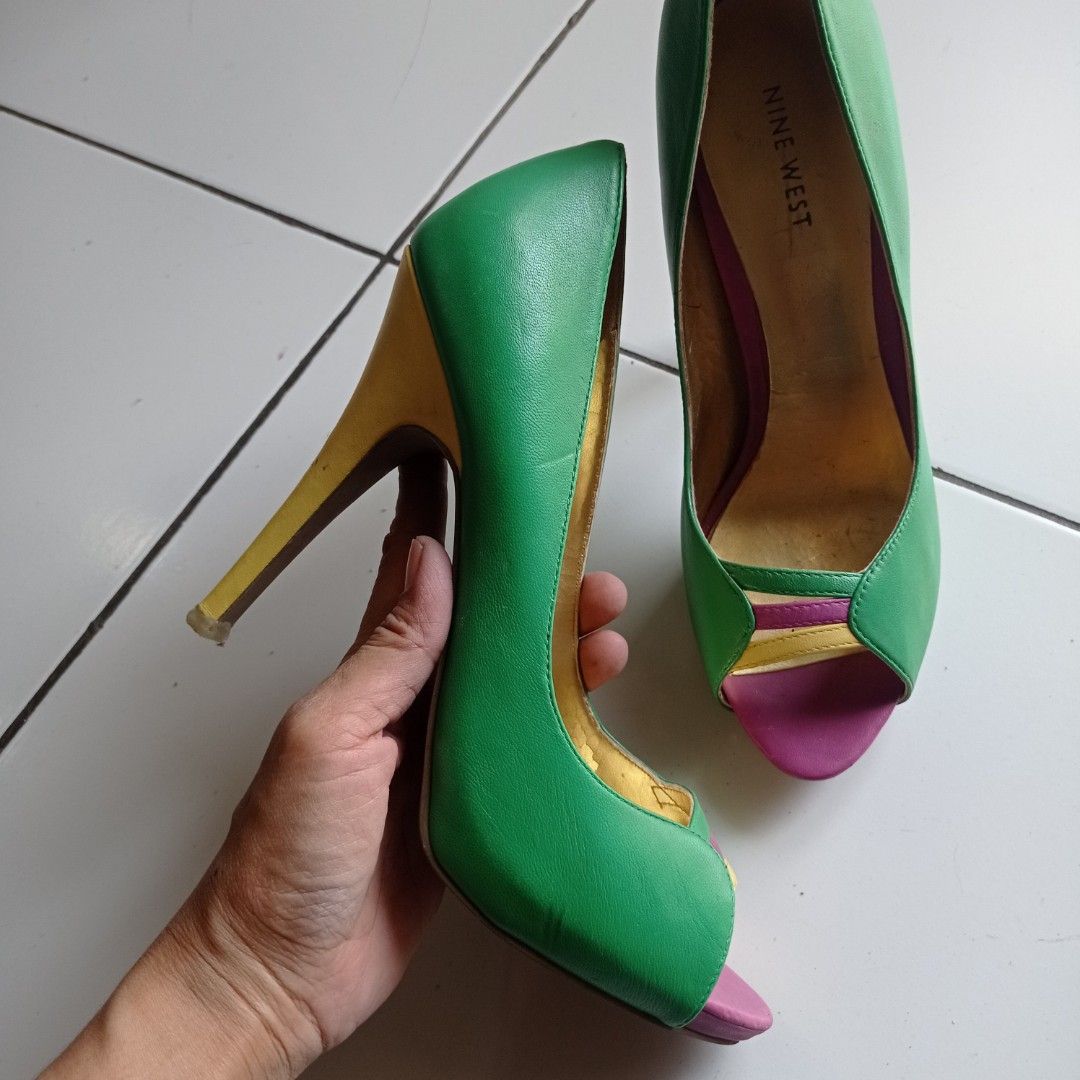 Sepatu high heels Nine West, Fesyen Wanita, Sepatu di Carousell