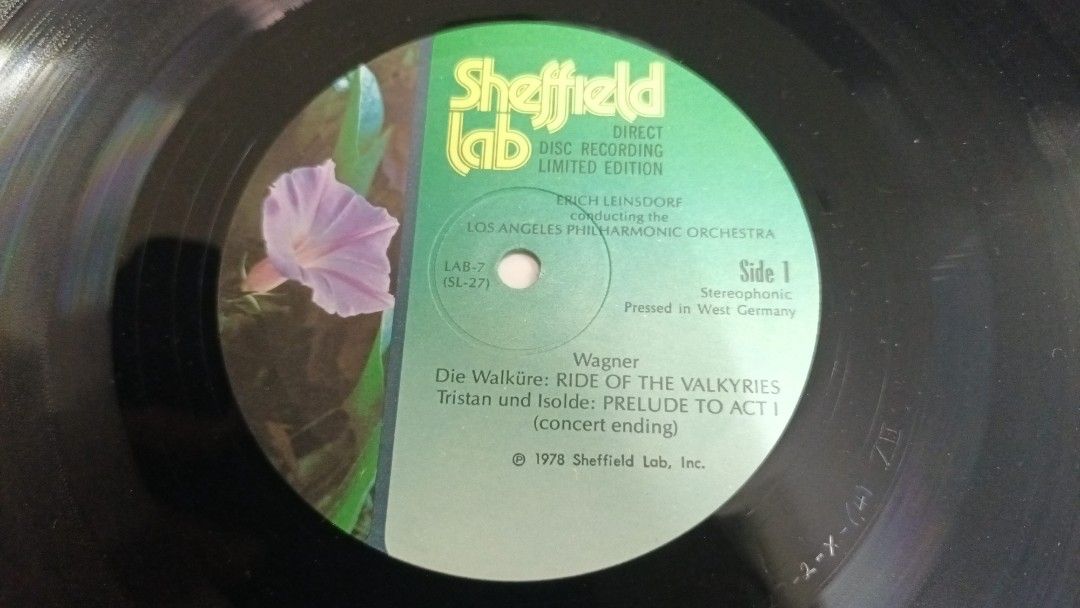sheffield lab名盤 發燒天碟 ERICH LEINSDORF WAGNER LP 黑膠, 興趣及遊戲, 音樂、樂器 & 配件, 音樂與媒體 - 黑膠碟 - Carousell