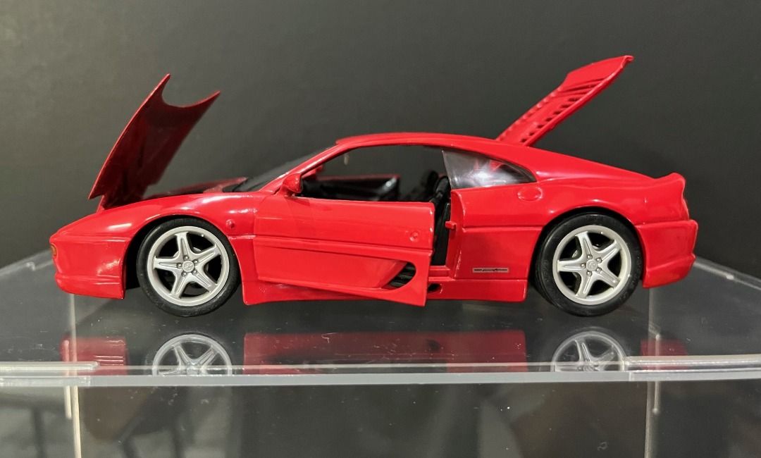Shell Maisto 1/24 Ferrari F355 w/ Acrylic Display Case, Hobbies & Toys ...