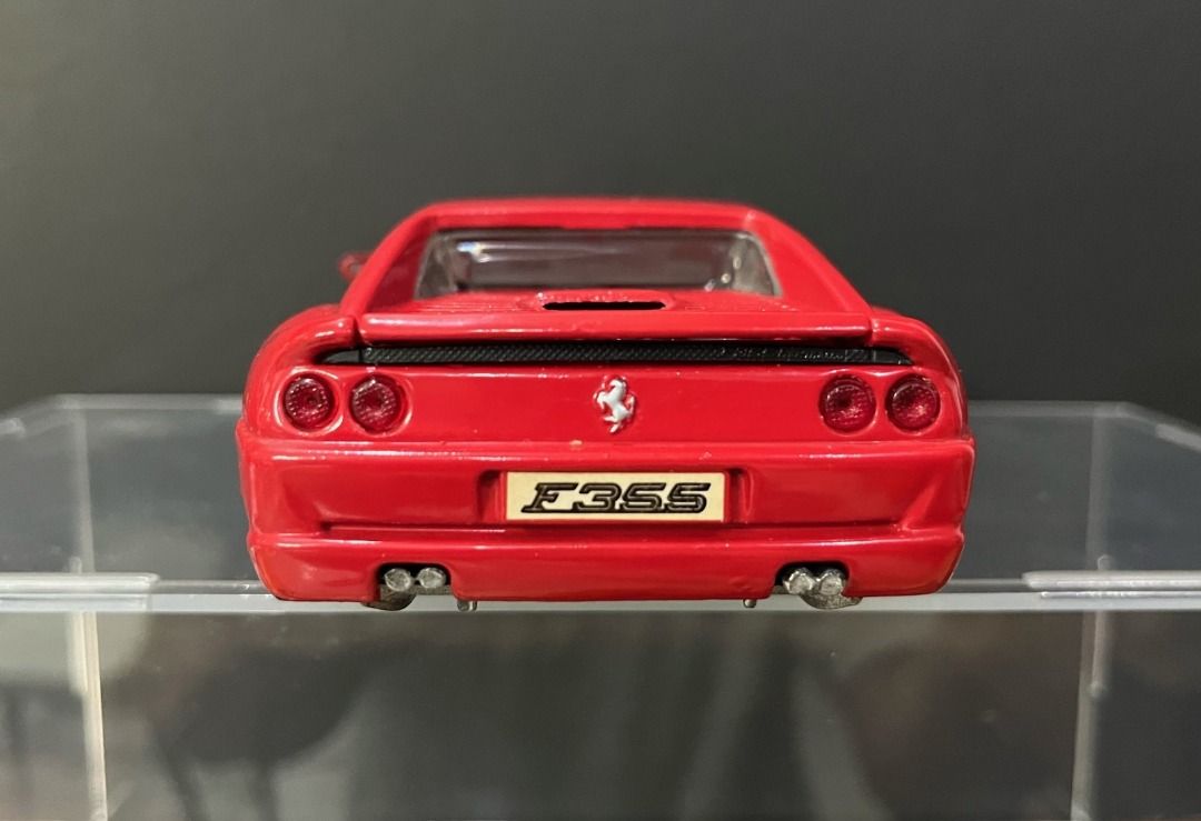 Shell Maisto 1/24 Ferrari F355 w/ Acrylic Display Case, Hobbies & Toys ...