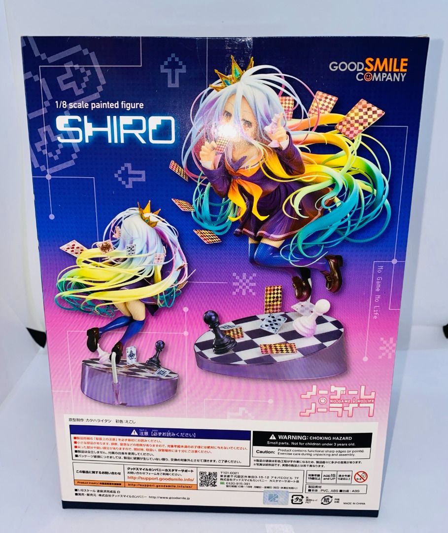 Shiro - No Game No Life - Authentic Anime Scale Figure, Hobbies & Toys ...